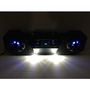 SD 4BBT2RGB -Polaris RZR Stereo System BT UTV Side by Side (2-6.5" Marine Speakers)
