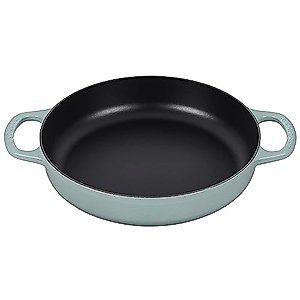 Le Creuset Signature Cast Iron Everyday Pan, 11", Sea Salt