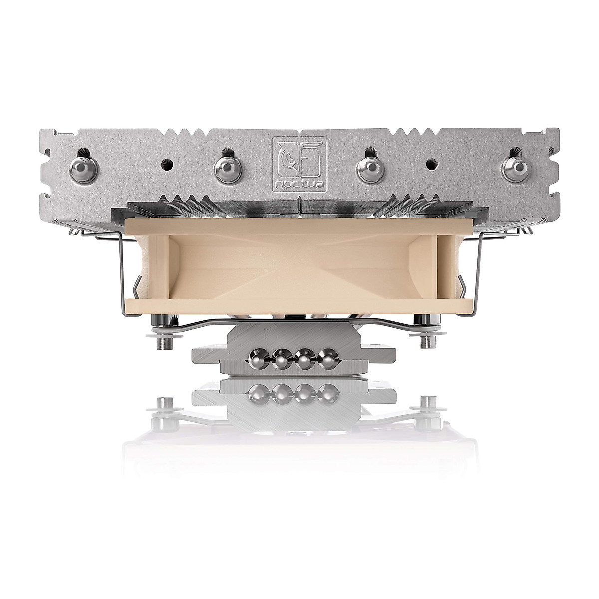 Noctua NH-L12 Ghost S1 Edition, Premium Low Profile CPU Cooler with Quiet 92mm PWM Fan For Desktop (Brown)