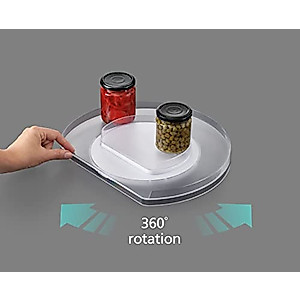 Joseph Joseph FridgeStore Rotating Organiser, One Size, Clear/Blue