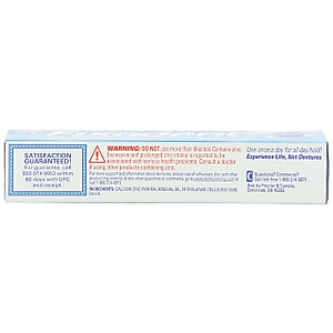 Fixodent Complete Free Denture Adhesive Cream 2.4 Oz (Pack of 6)