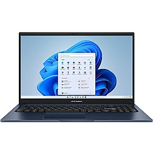 asus Vivobook 15.6/ FHD Laptop, 6-core Intel Core i3-1215U(up to 4.4GHz), 16GB RAM, 1TB PCIE SSD, HDMI, Webcam, USB-A&C, Windows 11+ GM Accessory, Quiet Blue