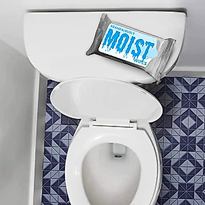 Scandalously Moist Wipes Pocket Size Wet Towelettes - Funny Travel Wipes for Women Stocking Stuffer Ideas Disposable 15 Count