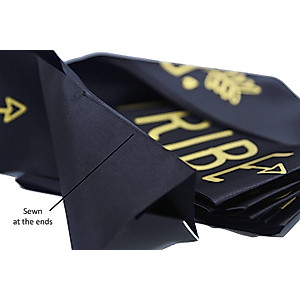 Bride Tribe Bachelorette Party Sash Set: 1 Bride To Be Sash, 15 Bride Tribe(Maid Of Honor Sash), 1 Cascading Veil, 17 Pcs Wedding Decorations Kit For Bridal Shower, Engagement Party Favors & Supplies