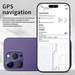Echoamo A14 Pro MAX Unlocked Smartphone, 6.82-inch HD Screen Phone, 4+128G Dual SIM Phone with A 128G Memory Card for Android 10 (Four Colors to Choose from)