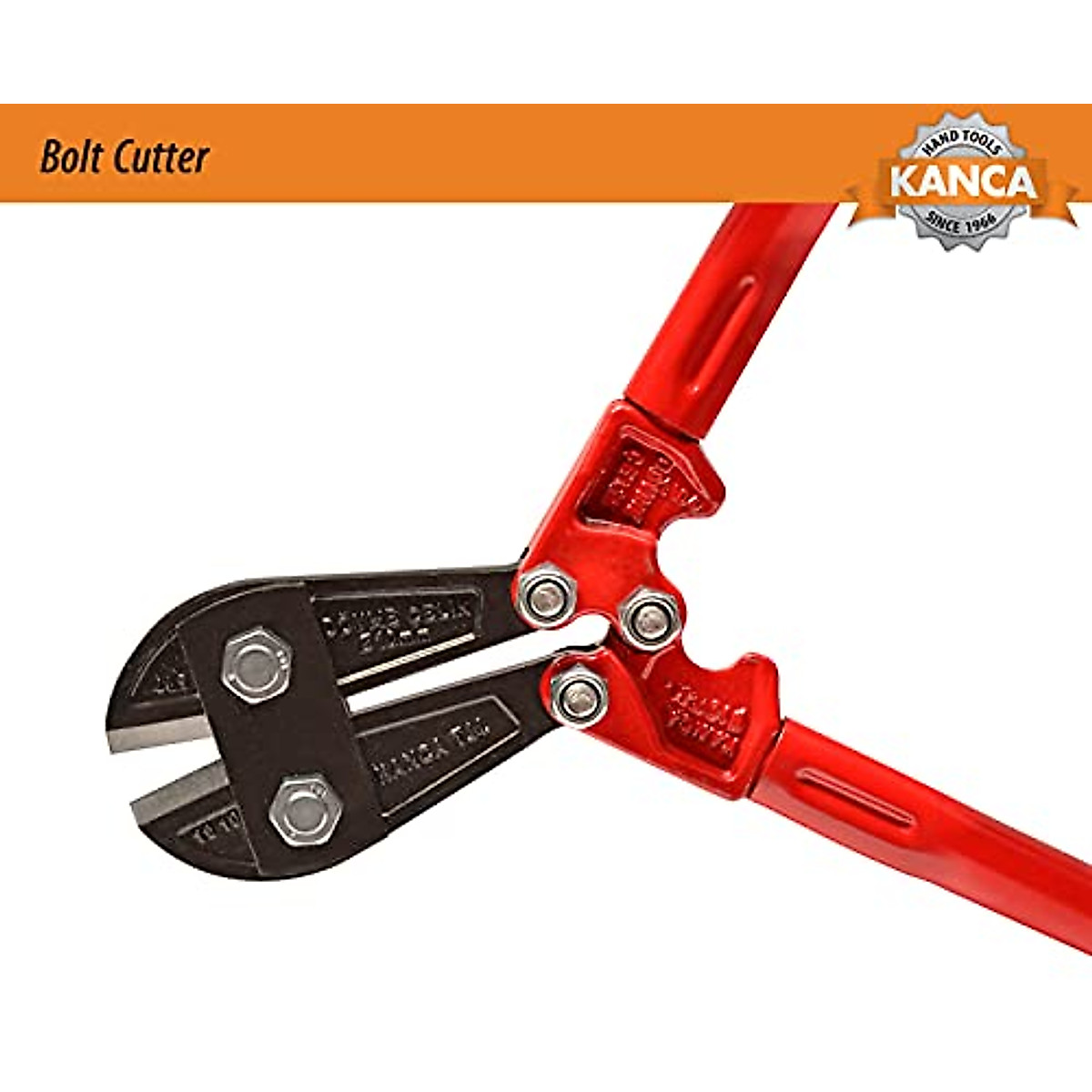 KANCA Bolt Cutter BC-7, Drop-Forged Metal Cutter and Steel Cutter, 18'' INCH Cutting Capacity 7 MM, Hand Tools & Home Improvement, Heavy Duty Cutter, Red Colour