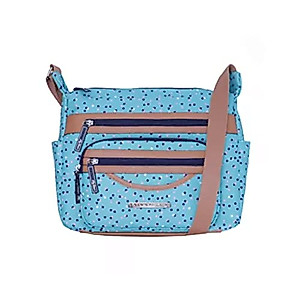 Lily Bloom Kara Coho Crossbody Hobo Bag (Shadow Dot)