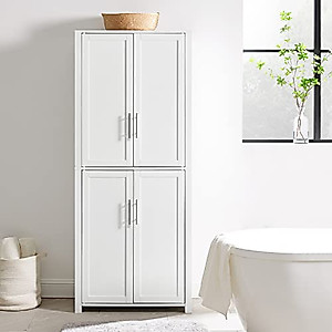 Crosley Furniture Savannah Tall Pantry, White