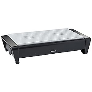 Brabantia 477140 Wood Farmer with 2 Burner, 40 x 20 x 10 cm, Matt Black