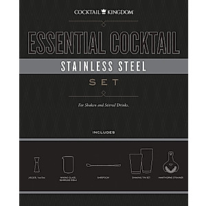 Cocktail Kingdom® Essential Cocktail Set - Stainless Steel