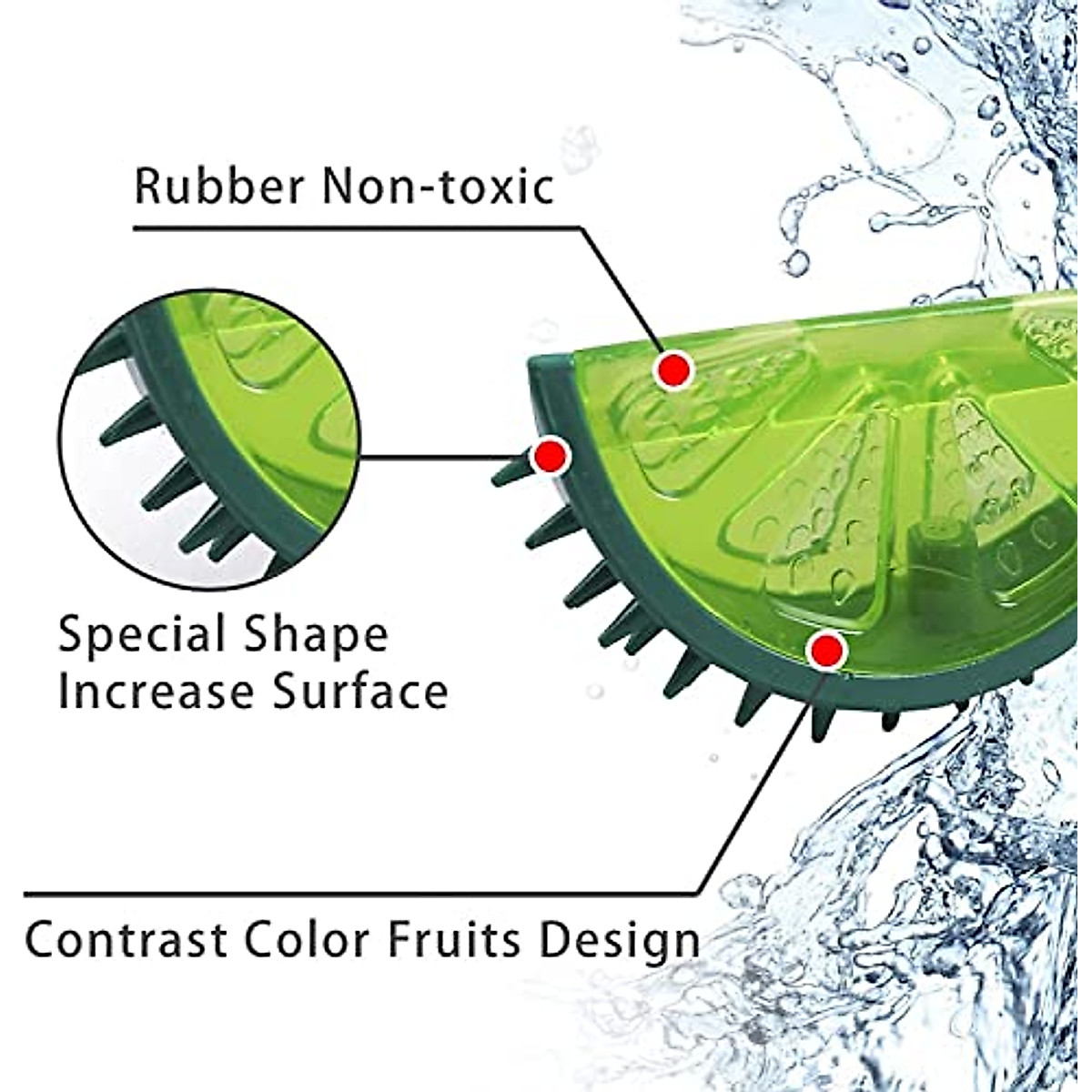 HAICHEN TEC 3 Pack Ferret Cooling Chew Toys, Frozen Fruit Shape Teething Toy for Ferret, Durable Bite Resistant Summer Interactive Squeaky Toys Pet Treat Training Tools for Small Animal (3 Pack)