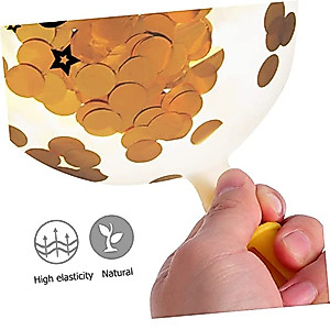 jojofuny 15pcs Birthday Balloons Gold Number Balloons Garland Decor Black Balloons Birthday Party Backdrop Latex Number Birthday Party Balloons Garland Decorative Balloons Set Wreath