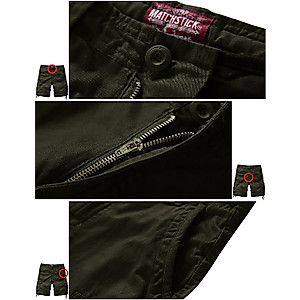 Match Men's Comfort Cargo Short (Label size L/32 (US 30), 3058 Army green)