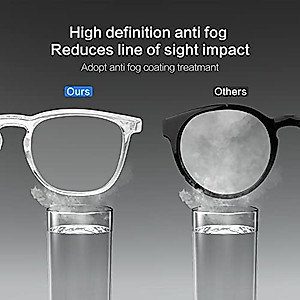Safety Glasses Anti Fog Clear Safety Goggles Protective Eyewear Blue Light Blocking Scratch Resistant Anti Dust UV Protection Glasses with Side Shields For Men And Women(White)