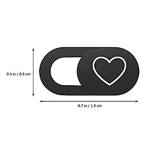 SOLUSTRE Laptops Lap Desk Lap Desk Laptop Computer 3PCS Web Camera Camera Cover Slide Blocker Webcam Cover Slide Camera Cover for Computer Cover Heart Pattern Laptop Computer Laptop Computer Lap Desk