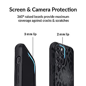 Velvet Caviar Designed for iPhone 14 PRO MAX Case for Woman Women [8ft Drop Tested] Compatible with MagSafe - Cute Girly Magnetic Protective Phone Cover (Black Leopard Cheetah)