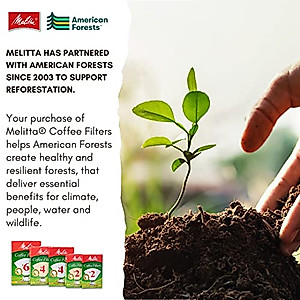 Melitta #4 Cone Coffee Filters, Natural Brown, 100 Count (Pack of 6) 600 Total Filters