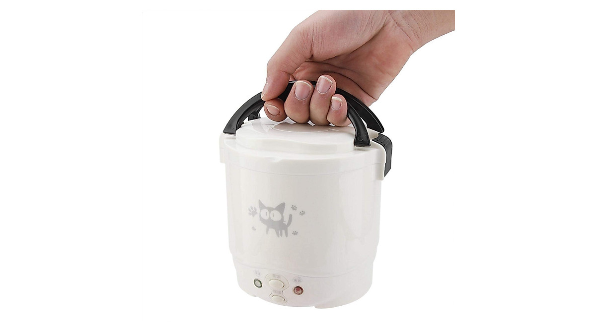 Mini Portable Rice Cooker for Travel - 12V, 1L, Multifunctional Cooker