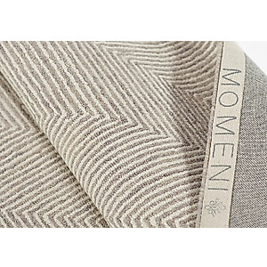 Momeni Charles Wool Hand Tufted Contemporary Indoor Area Rug, Taupe, 5' X 8'