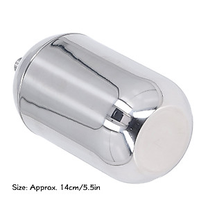 Natudeco Cotton Swab Holders 304 Stainless Steel Cotton Ball Canisters Light Luxury Storage Jar Dustproof Water Resistant Toothpick Dispenser with Lid for Home Bathroom