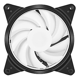 upHere 5V 3-Pack 120mm Silent PWM Intelligent Control 5V Addressable RGB Fan Motherboard Sync, Adjustable Colorful Fans with Controller T7SYC7-3