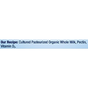 Stonyfield Organic Whole Milk Probiotic Yogurt, Plain, 32 oz. – Immunity & Digestive Health