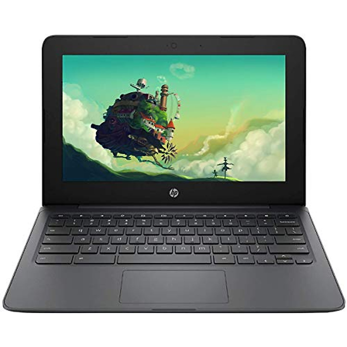 HP 2021 Newest Chromebook 11.6" HD Laptop for Business and Student, Intel Celeron N3350, 4GB RAM, 32GB eMMC, Webcam, USB-A&C, WiFi, Bluetooth, Chrome OS, Ghost Manta 64GB SD Card & Accessories