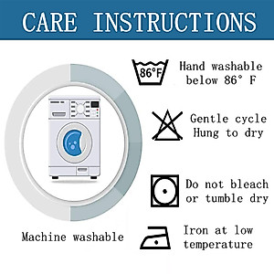 ANHOPE Flower Duvet Cover Set 3pcs Bedding Set with Green Leaf Floral Rustic Wildflower Botanical Print Pattern Soft Comforter Cover with 2 Pillow Shams All Season Quilt Cover with Zipper Queen Size