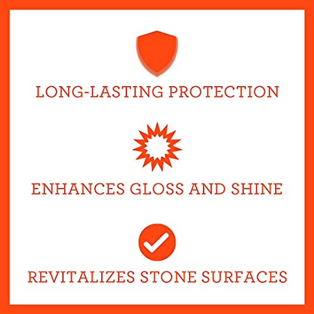 Granite Sealer & Protector – Best Stone Polish, Protectant & Care Product – Easy Maintenance for Clean Countertop Surface, Marble, Tile – No Streaks, Stains, Haze, or Spots - 18 OZ - TriNova