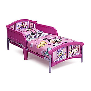 Delta Children Plastic Toddler Bed, Disney Minnie Mouse