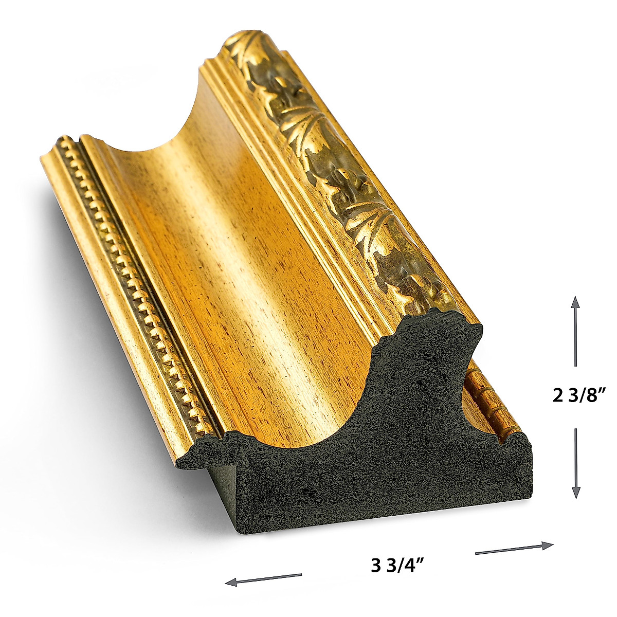 Frame My TV Deco TV Frames - Ornate Gold Smart Frame Compatible ONLY with Samsung The Frame TV (65", Fits 2021-2025 Frame TV)