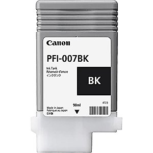 Canon PFI-007BK Black Ink Tank (90mL)