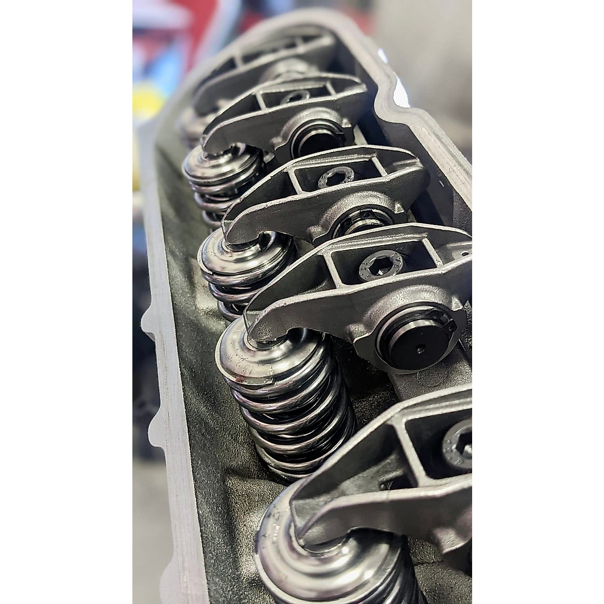 Michigan Motorsports LS1 Rocker Arms and Bolts with Trunion Kit Installed Fits LS2 LS6 LQ4 LQ9 LM7 4.8 5.3 5.7 6.0