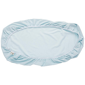 Kushies Organic Jersey Bassinet Fitted Sheet, Light Pink