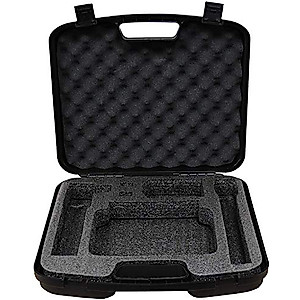 Audio 2000S S6073M UHF Wireless Lavalier Microphone System with Balanced XLR and 1/4-Inch Outputs, Volume Control, and Hard PVC Carrying Case