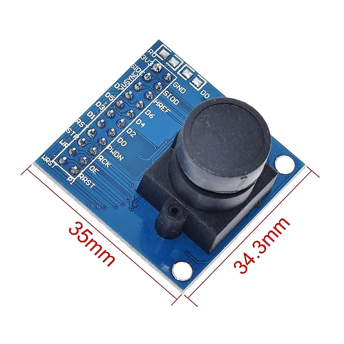 Rakstore OV7670 Camera Module with FIFO VGA Camera Breakout Board