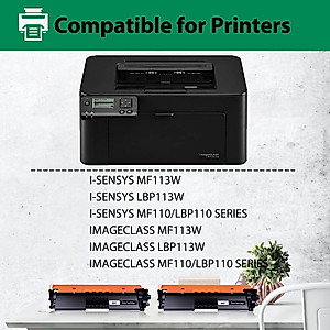 047 Compatible Replacement for Canon 047 Toner Cartridge for imageCLASS LBP113W MF113W MF110/LBP110 Series, i-SENSYS LBP113W MF113W MF110/LBP110 Series Printer (Black, 2Pack)