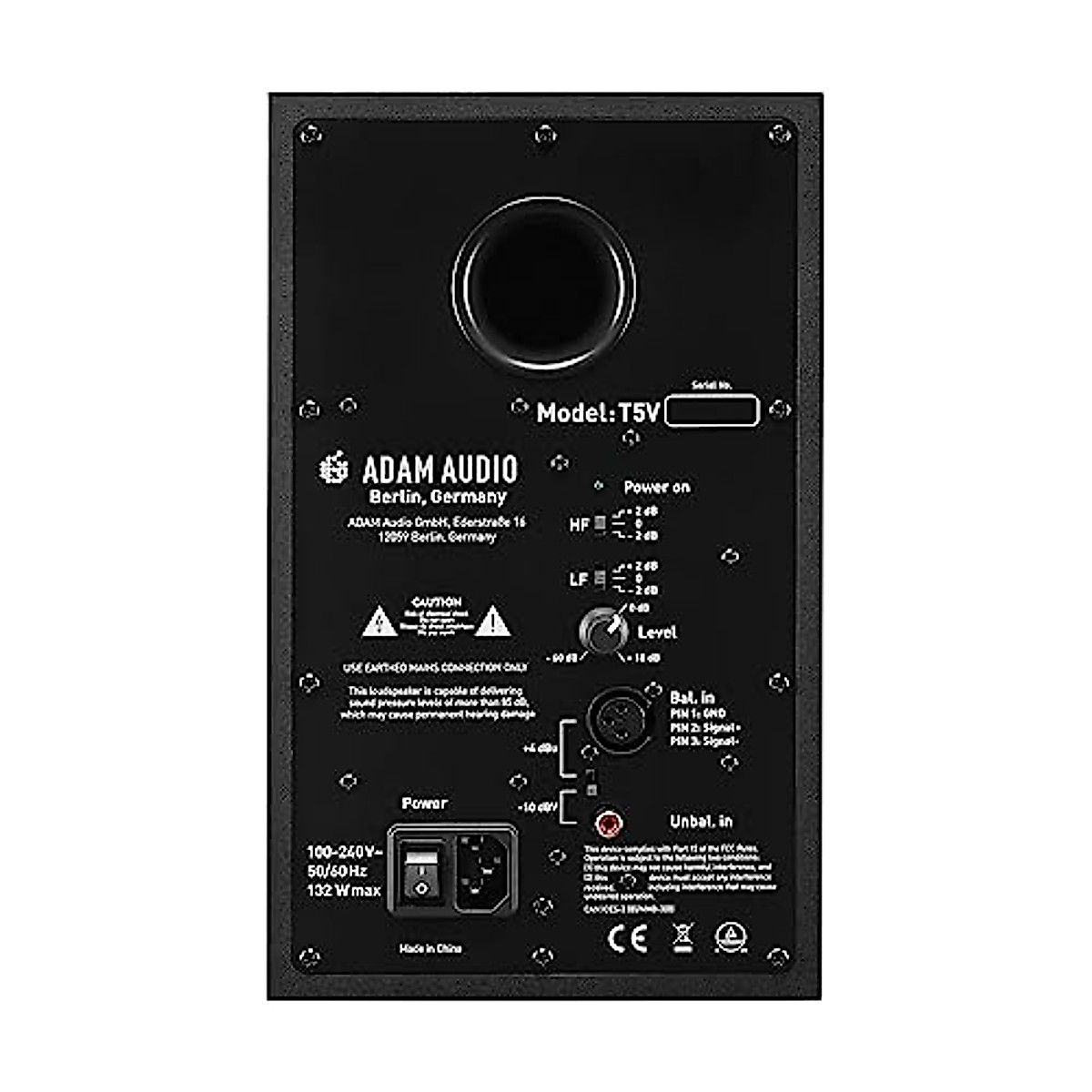 ADAM Audio T5V Active Nearfield Monitor (2-Pack) Bundle with 25-Feet XLR Male to XLR Female Microphone Cable (2-Pack) (4 Items)