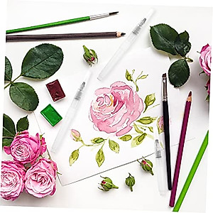 6pcs Travel Set Bulk Pencils Paint Brushes Set Water Coloring Brush Pen Water Coloring Brush Pens Watercolor Brush Pen Filling Writing Brush Brush Set Water Brush Watercolor Pens
