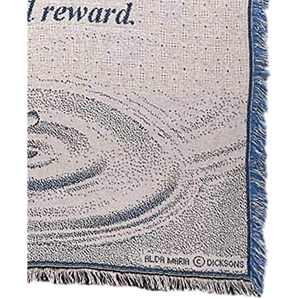Dicksons No Tears in Heaven Memorial 46 by 68 in All Cotton Tapestry Throw Blanket