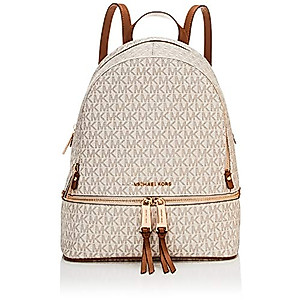 MICHAEL KORS(マイケルコース) Women Rhea MD Backpack 30S7GEZB1B 150 Rear Zip, Vanilla, One Size