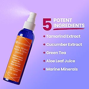 SeoulCeuticals Korean Skin Care Essence Toner - K Beauty Skincare Spray Mist For Face Contains Cucumber Extract and Marine Minerals + Organic Aloe - Get That Healthy Youthful Glow