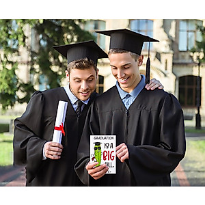 D4DREAM Funny Graduation Card for Him Her Graduation Is a Big Dill Graduation Gift Card with Envelope Congrats Graduation Greeting Card Grad Cards for Son Daughter High School Grads College Graduates
