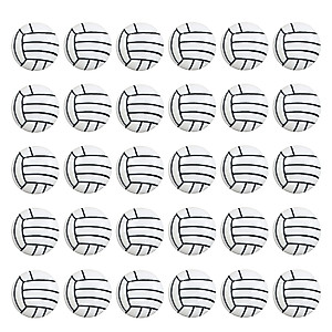 20Pcs Volleyball Cupcake Toppers Resin Assembled Sport Theme Volleyball Cupcake Picks Volleyball Theme Baby Shower Kids Birthday Party Cake Decorations Supplies