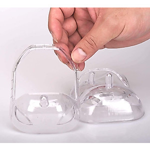 RIMOL Beard Shaper Goatee Mustache Grooming Tool Face Hair Styling Template for Man - Transparent - 5 PCS/Set (Transparent)