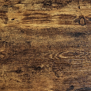 Yaheetech 24 inch Bar Stools Set of 2 Counter Height Stools Industrial Tall Bar Chair Round Backless Counter Stools with Metal Legs & Footrest for Dining Room/Living Room/Kitchen Counter Rustic Brown