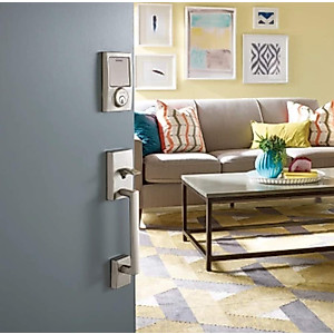 SCHLAGE Sense Smart Deadbolt With Century Trim (Matte Black)