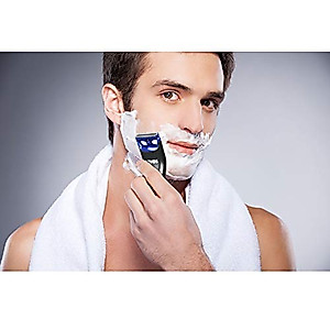 POVOS One-Blade Beard Trimmer, Bidirectional Electric Face&Body Hair Removal Shaver, Waterproof Stubble Detail Groomer Kit