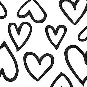 Lamaze Baby Girls' Super Combed Natural Cotton Pull On Peplum Ruffle Leggings, 2 Pack, Pink/White Hearts, 9 Months