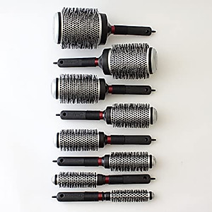 Cricket Technique #310 1” Thermal Hair Brush Seamless Barrel Styling Hairbrush Anti-Static Tourmaline Ionic Bristle for Blow Drying Curling All Hair Types